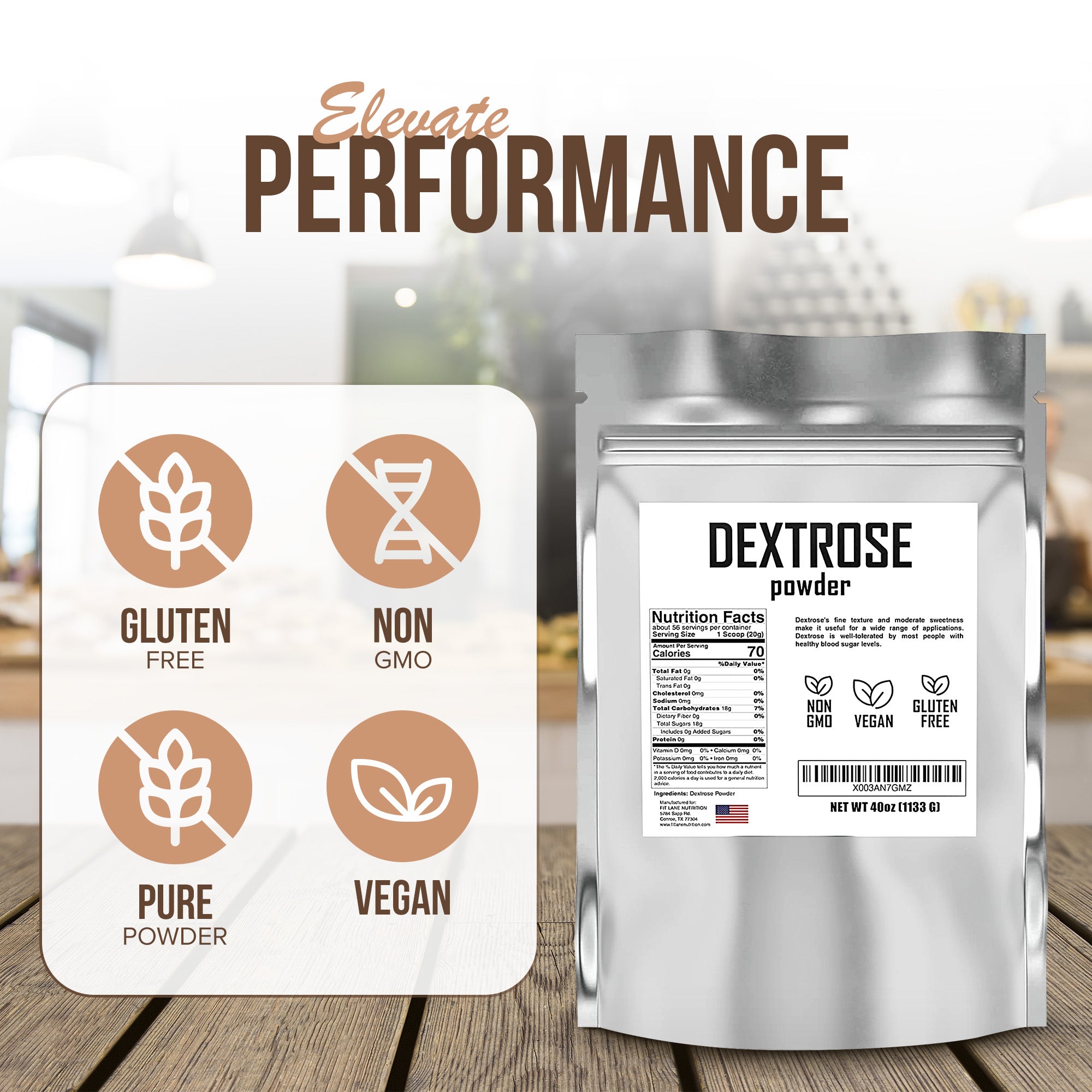 Bulk Dextrose Powder 5 lbs – FitLane Nutrition